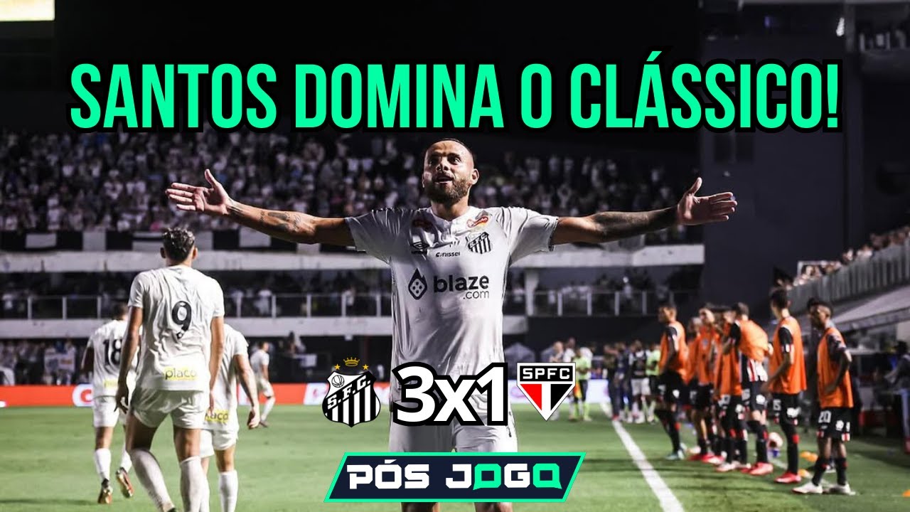 PÓS JOGO: SANTOS 3x1 SÃO PAULO | PAULISTÃO - YouTube