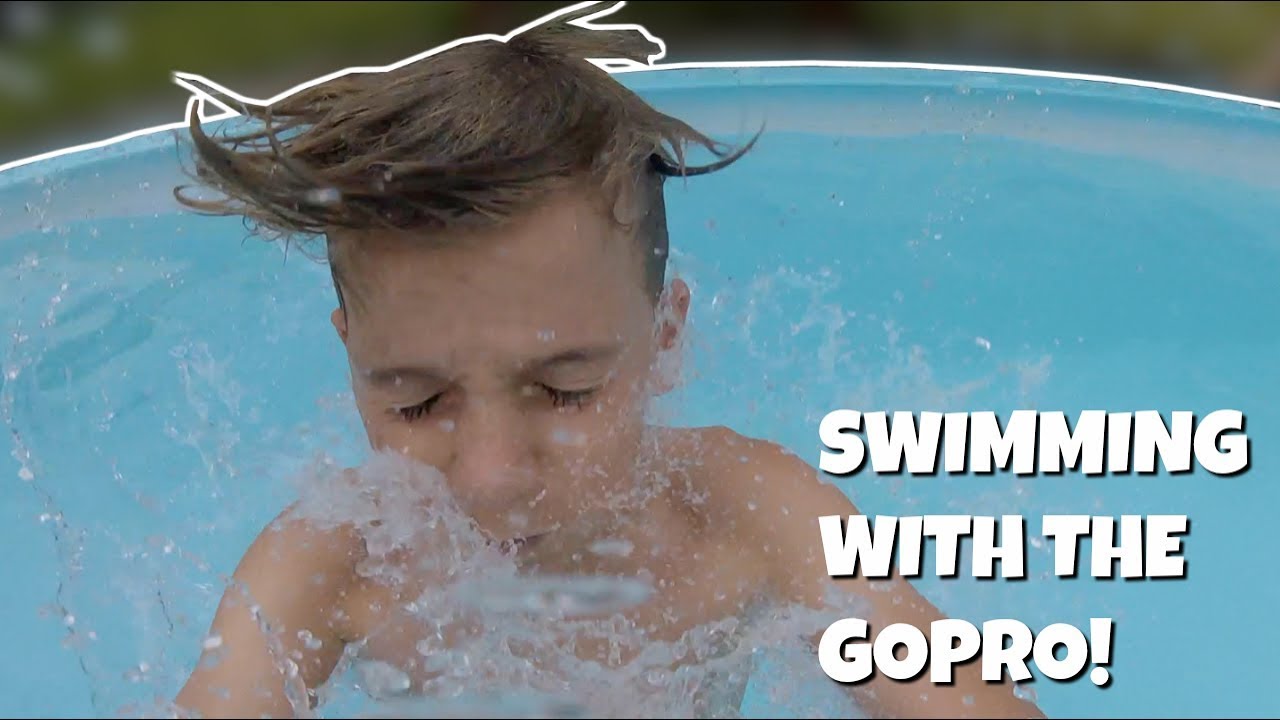 SWIMMING IN A POOL WITH THE GOPRO! - YouTube