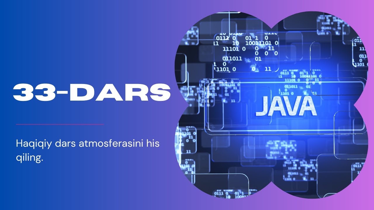 OOP Java dars | Java 0 dan o'rganish 33.2-dars #java0dan - YouTube