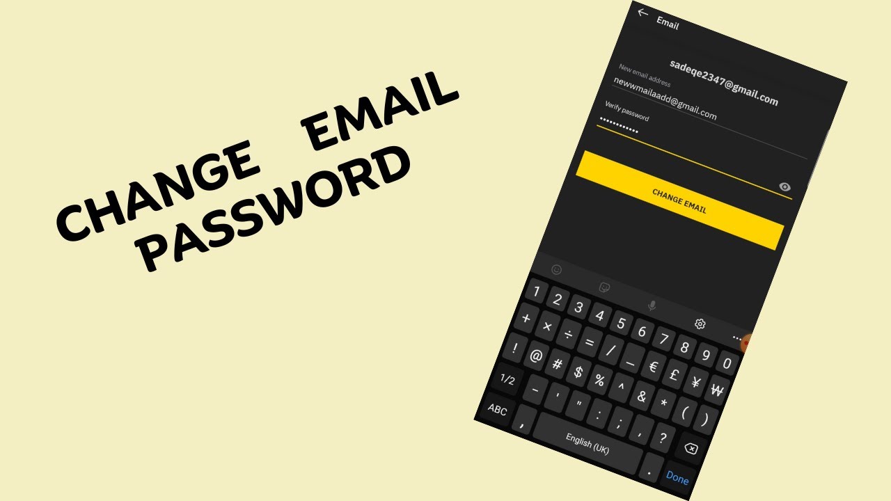 How to Change Email and password on Grindr - YouTube