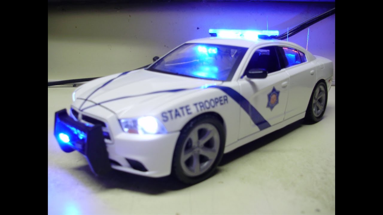 Jesse's custom 1:24 ARKANSAS STATE POLICE Dodge Charger diecast model w ...