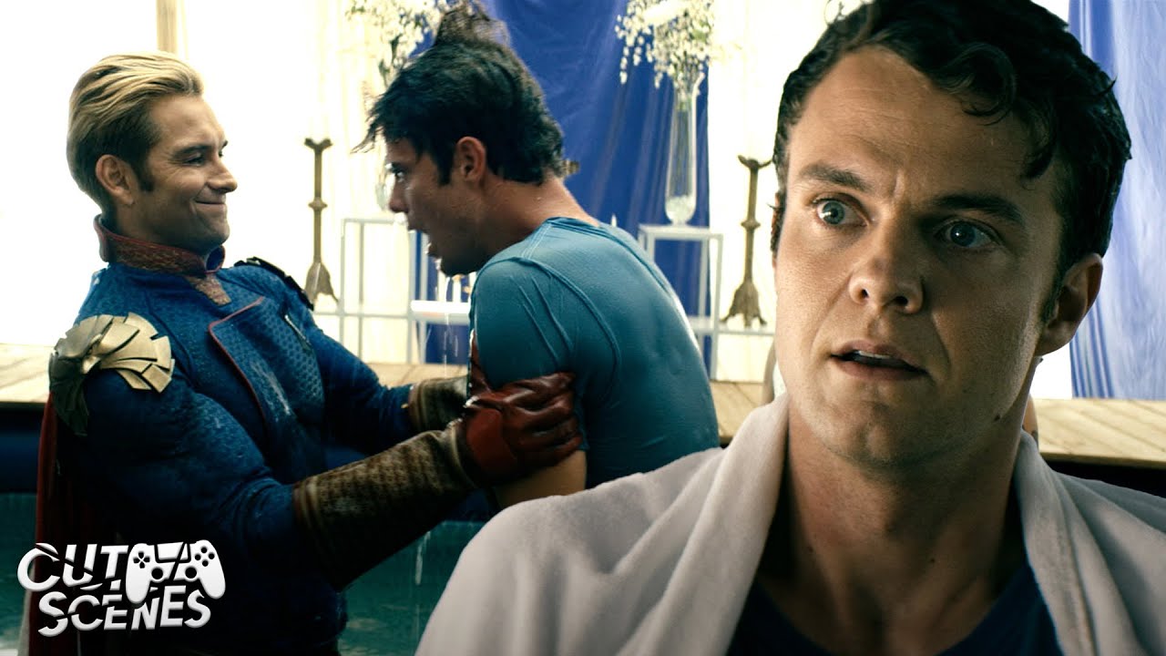 Homelander Baptizes Hughie: Supes' Baptism | The Boys (Antony Starr ...