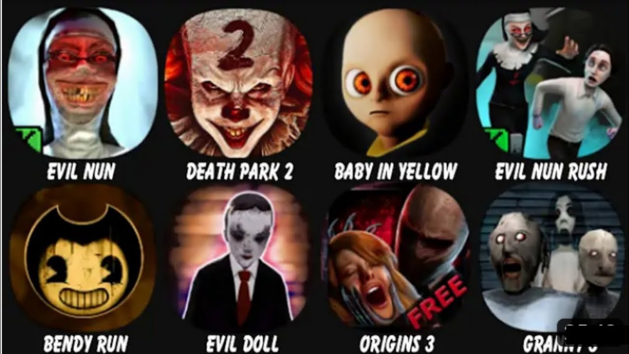 Evil Nun Death Park 2 The Baby In Yellow Evil Nun Rush Bendy Evil Doll ...