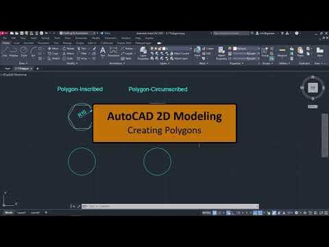 2-7 Creating Polygons (AutoCAD 2022 Tutorials) - YouTube