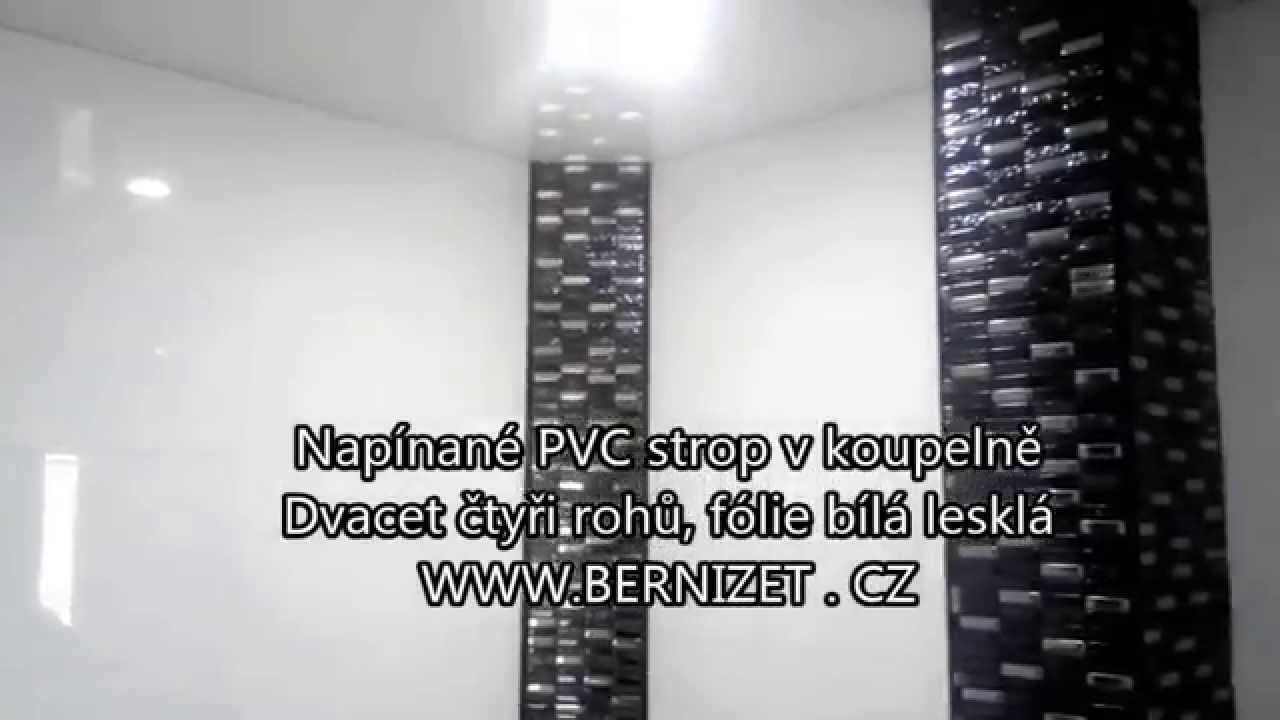 PVC strop v koupelně - YouTube