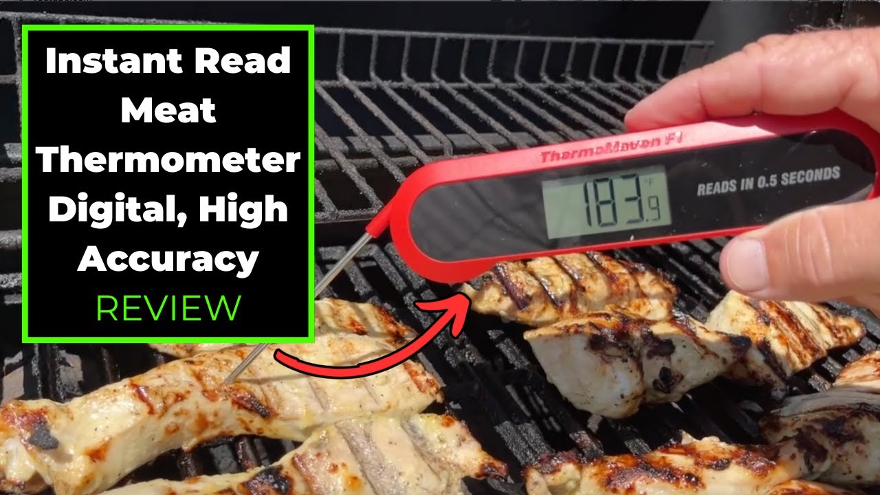 BEST Instant Read Meat Thermometer Digital, High Accuracy Review - YouTube