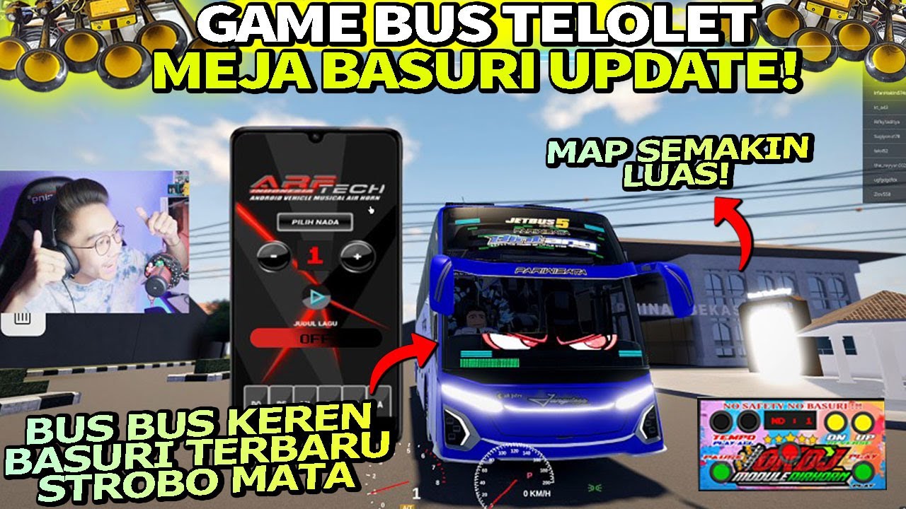 GAME MEJA BASURI UPDATE BESAR BESARAN! BUS LEBIH BANYAK & MAP TAMBAH ...
