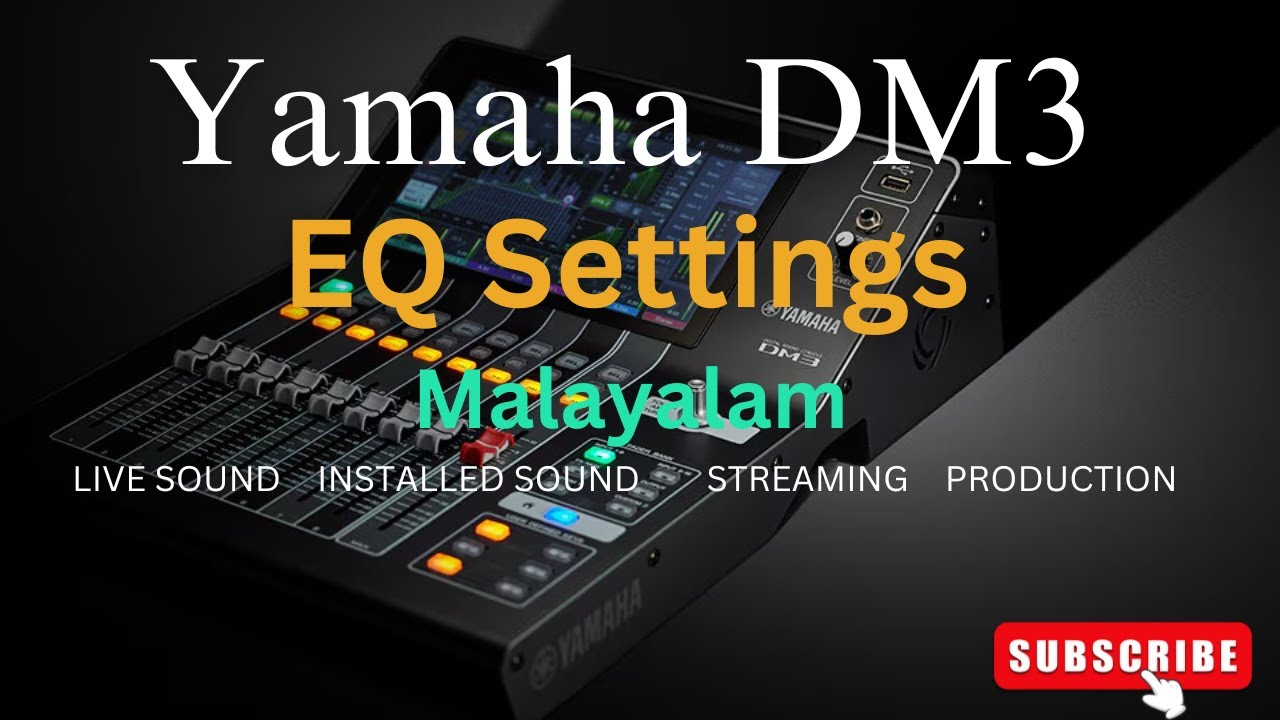 Yamaha DM3 EQ Default | Store Your Preset | One knob modes - YouTube