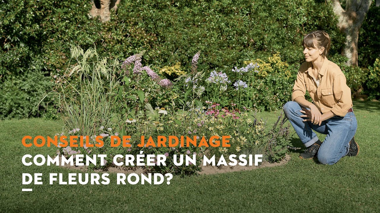 Comment créer un massif de fleurs rond ? | Conseils de jardinage STIHL ...