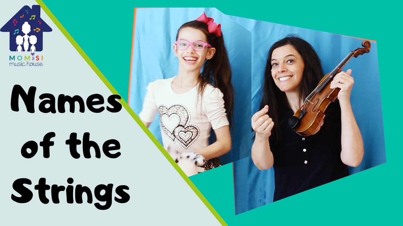 Teaching violin beginners: Names of the violin strings: Don't just ...