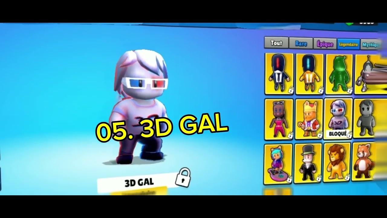 Top 11 rarest skin in stumble guys - YouTube