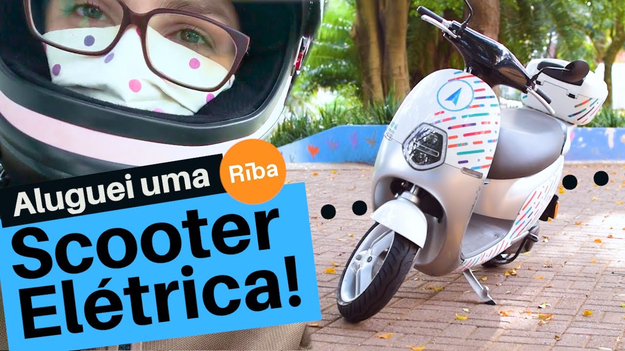 Aluguel de MOTO? Como é alugar SCOOTER ELÉTRICA com a Riba? - YouTube