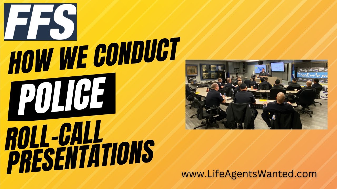 How we conduct police roll call presentations - YouTube