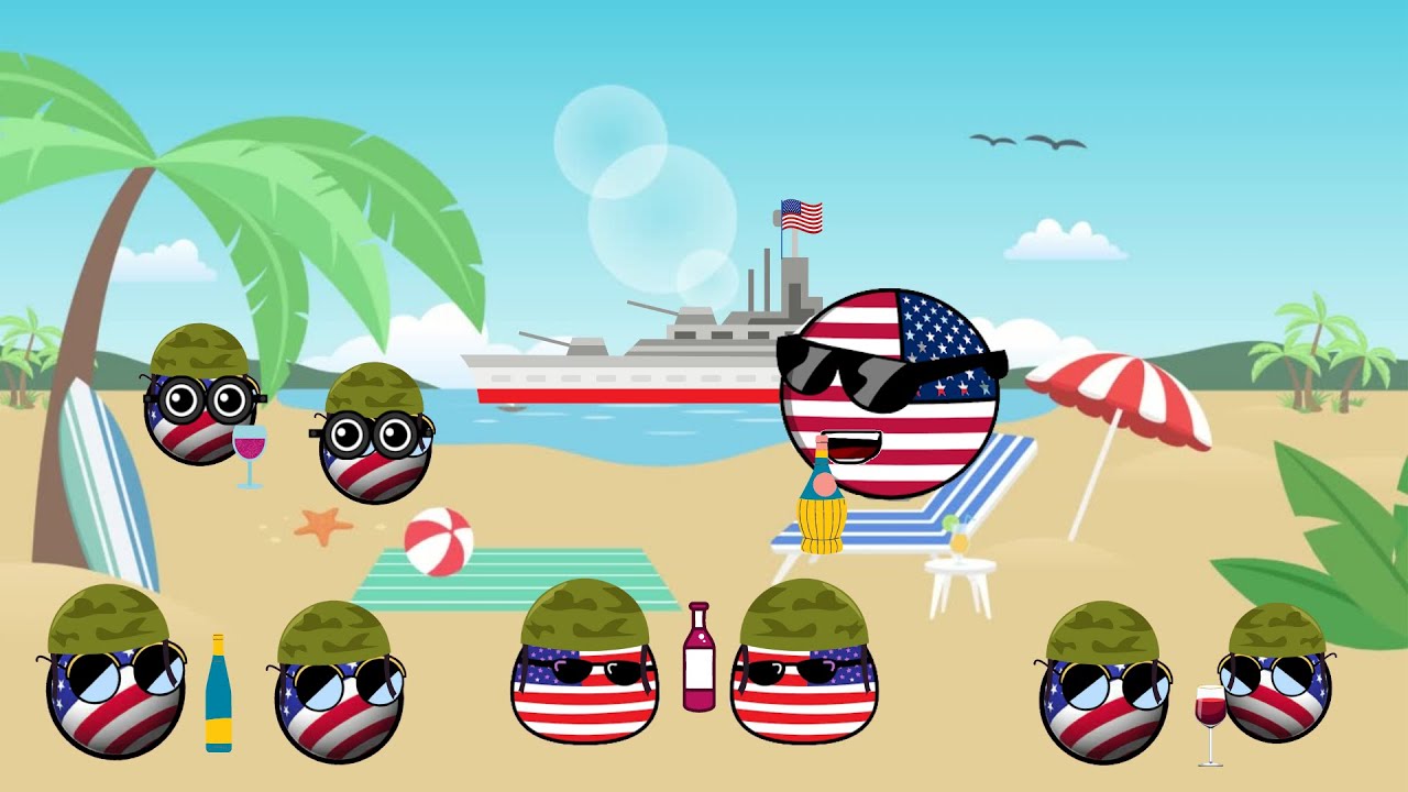 Pearl Harbor Attack - Countryballs - YouTube
