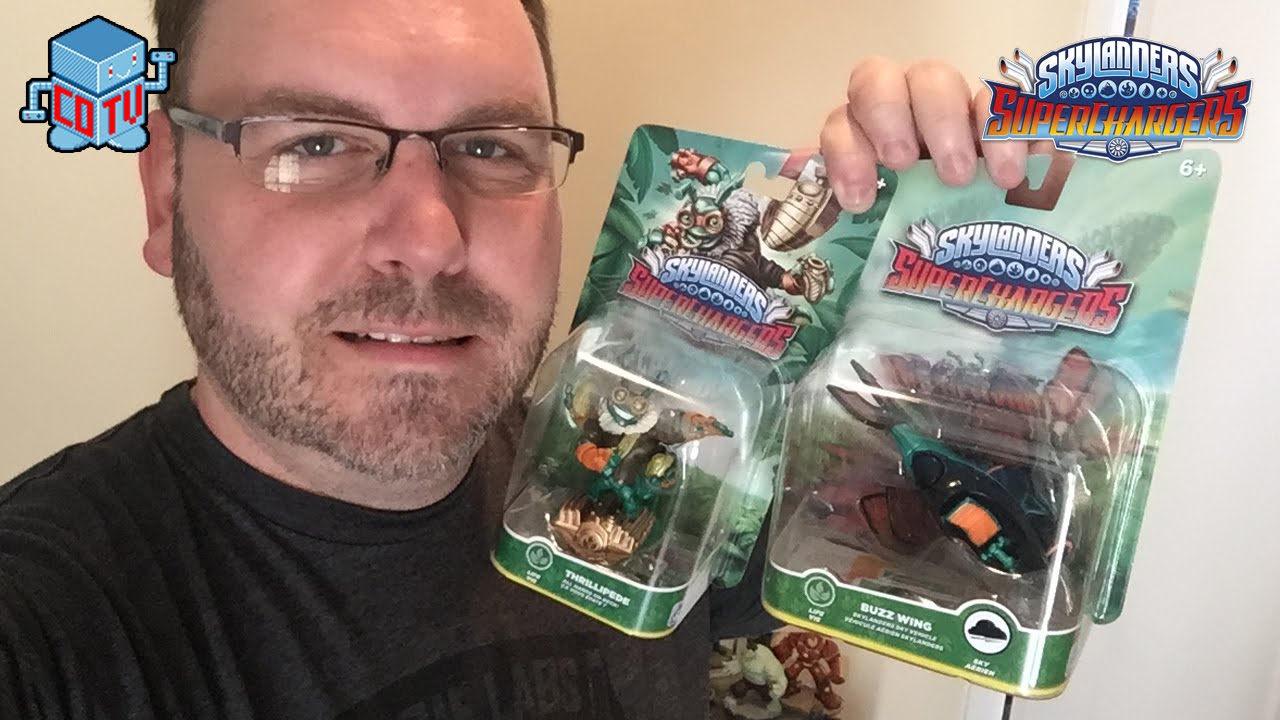 Skylanders SuperChargers Thrillipede & Buzz Wing Gameplay Livestream ...