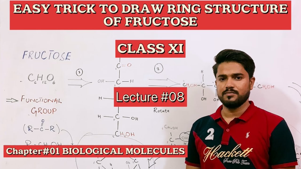 Fructose l Easy Trick To Draw Structure Of Fructose l MDCAT I FSC I ...