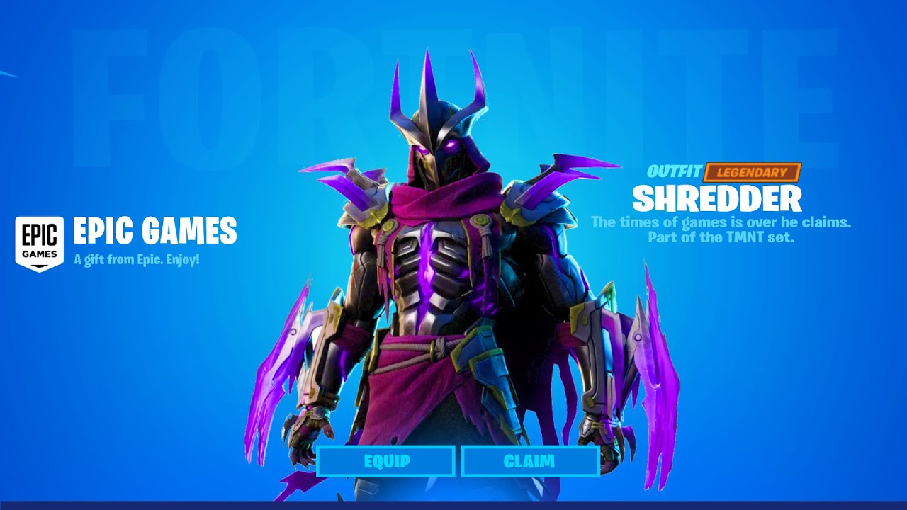 Say Hello To Shredder In Fortnite! (TMNT) - YouTube