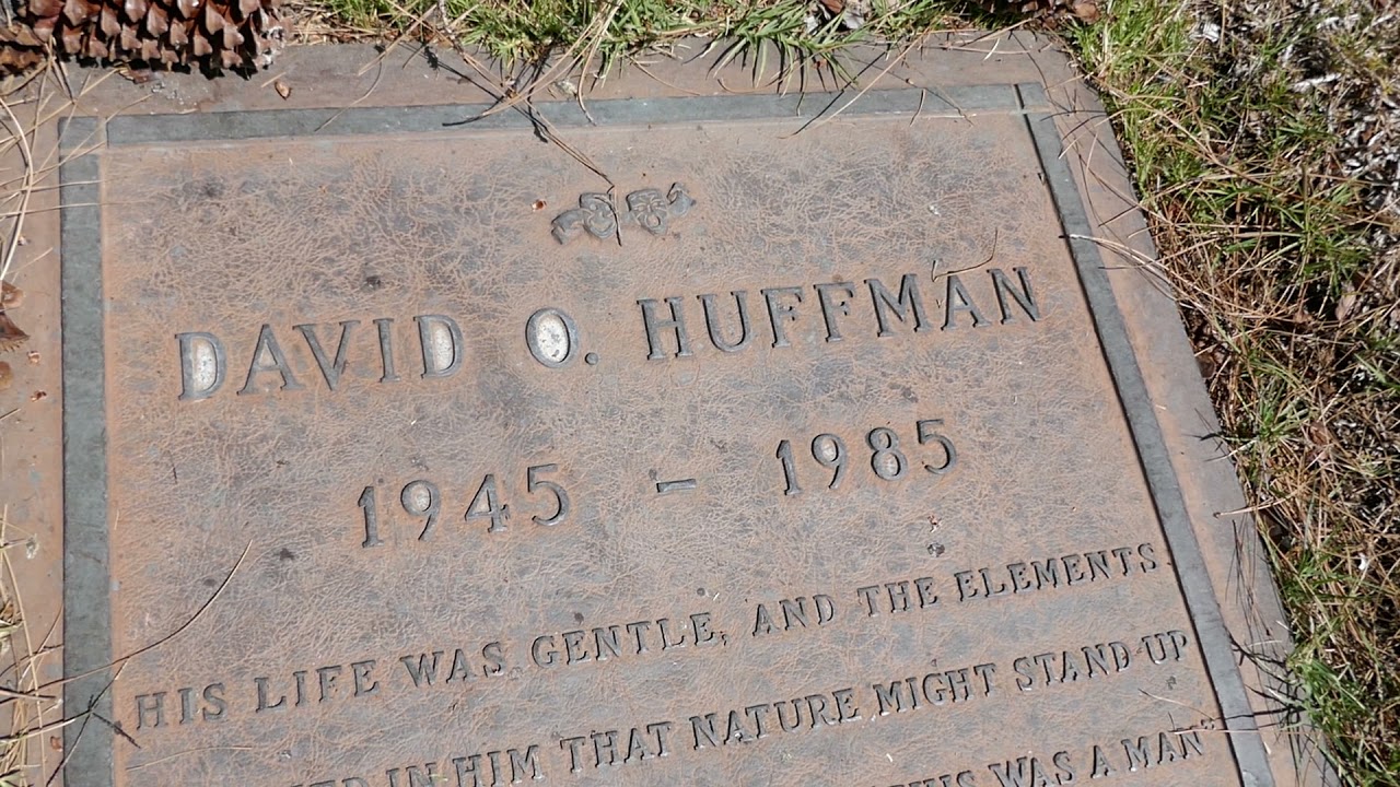 Actor David Huffman Grave Forest Lawn Hollywood Hills California USA ...