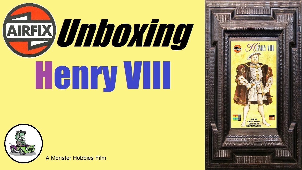 Unboxing The Airfix 02501 Henry VIII Historical Figure - A Model Kit ...
