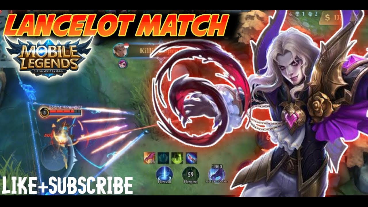 MATCH LANCELOT THE BEST BUILD!! - YouTube