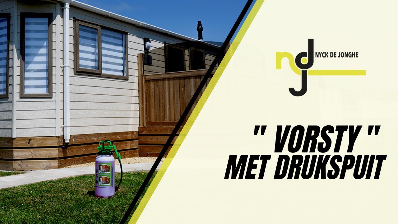 Vorsty met drukspuit - Bescherm uw stacaravan tegen vorstschade! - YouTube