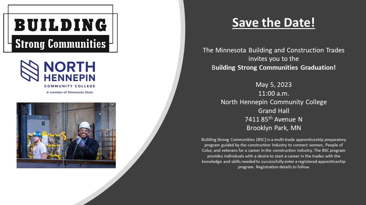 2023 Building Strong Communities Completion Ceremony - YouTube