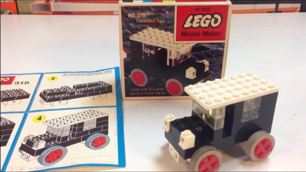 LEGO Samsonite 315 European Taxi Model Maker set from 1963 vintage ...