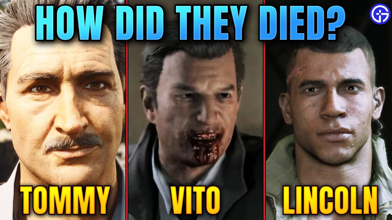 Every Protagonist Death From Mafia Games - Tommy Angelo, Vito Scaletta ...