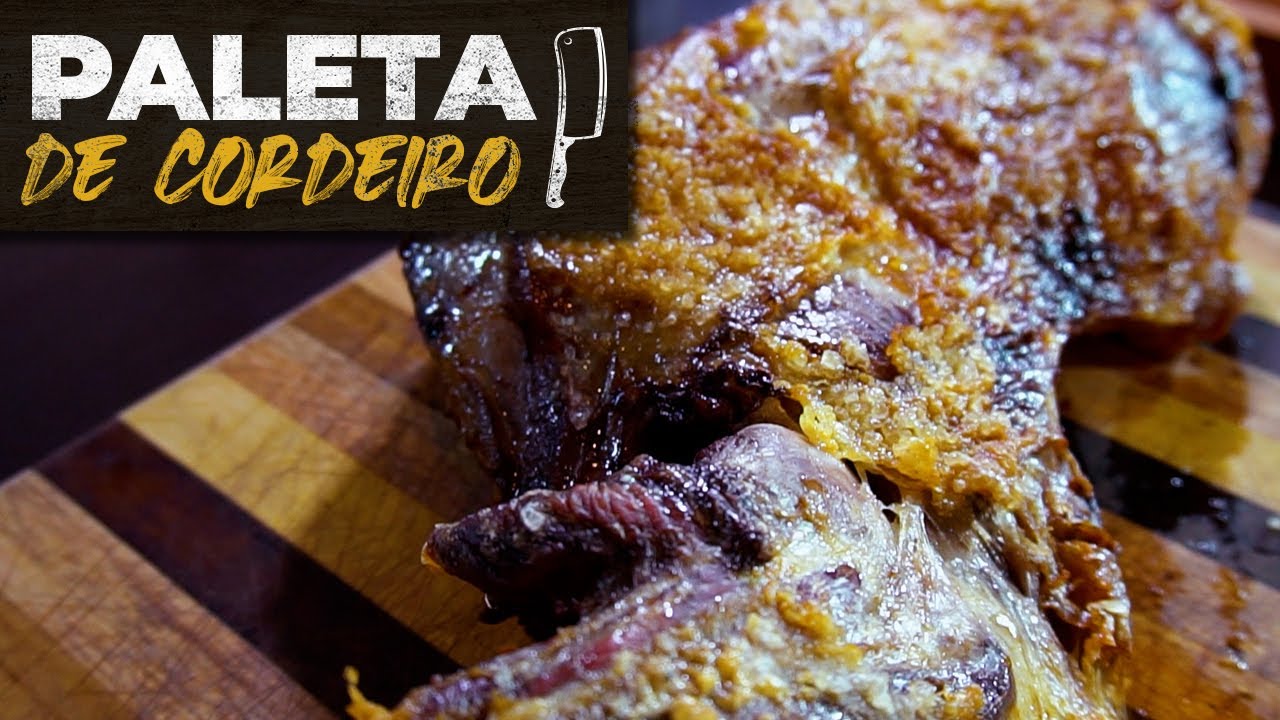 Paleta de cordeiro assada na brasa | Embaixador do Churrasco - YouTube