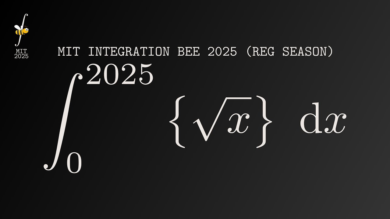 MIT Integration Bee 2025 Regular Season Q07: Integral of Fractional ...
