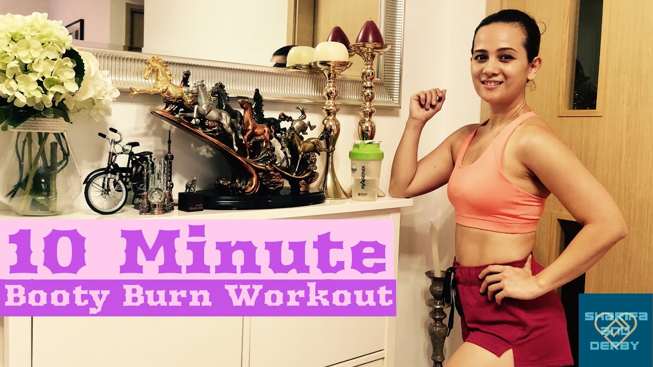 10 Minute Booty Burn Workout Youtube