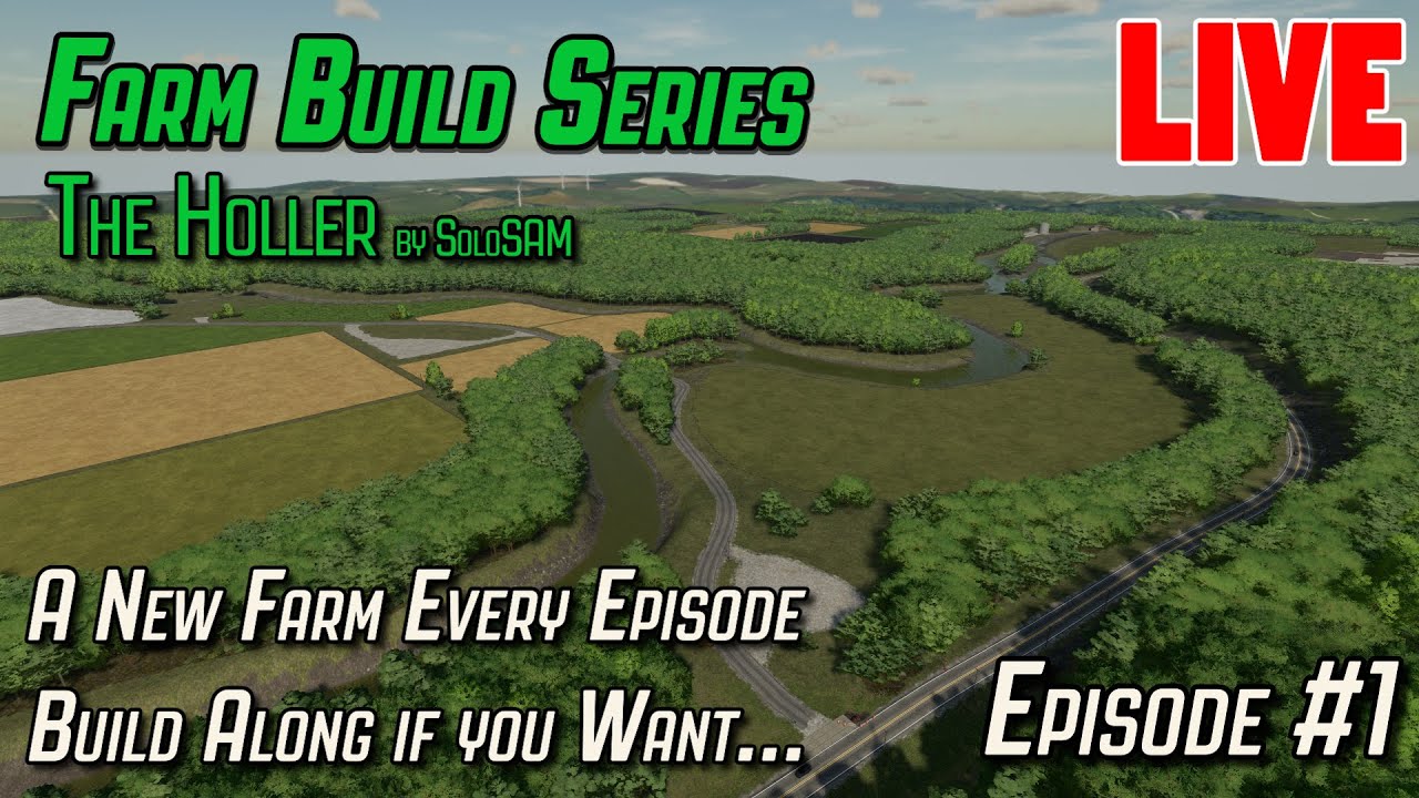 Farm Build Series - EP #1 - Farming Simulator 22 - YouTube