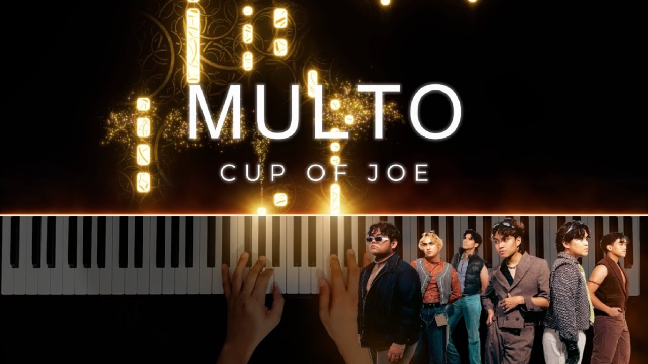Multo - Cup of Joe | Piano Instrumental with Piano Sheet - YouTube