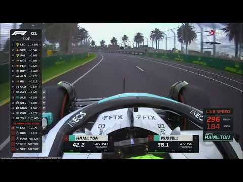 Lewis Hamilton MASSIVE Porpoising | Australian Grand Prix