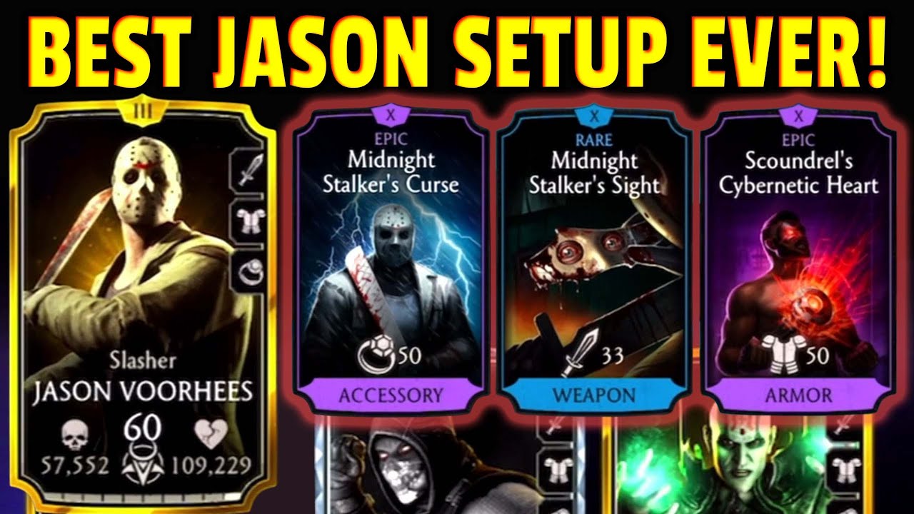 MK Mobile. The CRAZIEST Slasher Jason Build. He CAN'T DIE, Absolutely ...