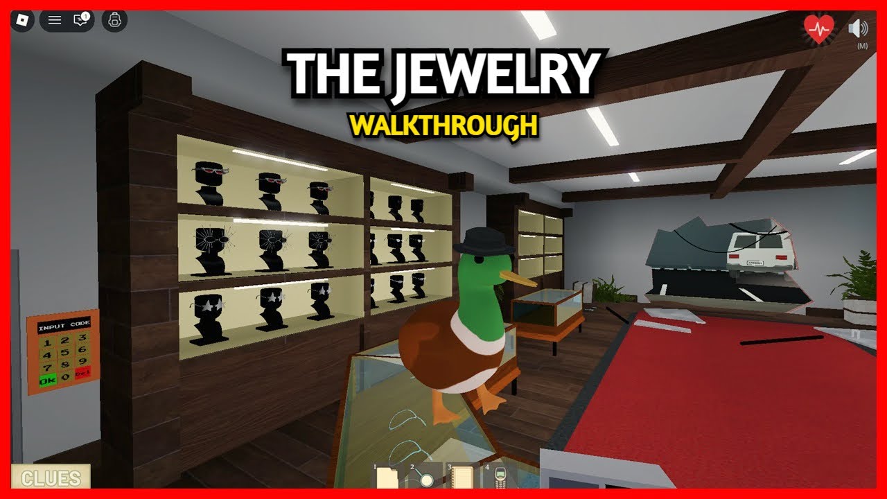 Roblox Detective Duck THE JEWELRY Walkthrough - YouTube