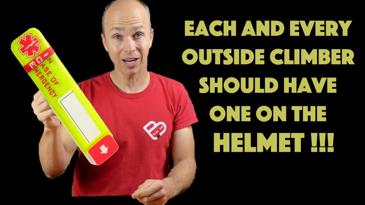 Vital ID Emergency Information For Climbers (on the Helmet!) - YouTube