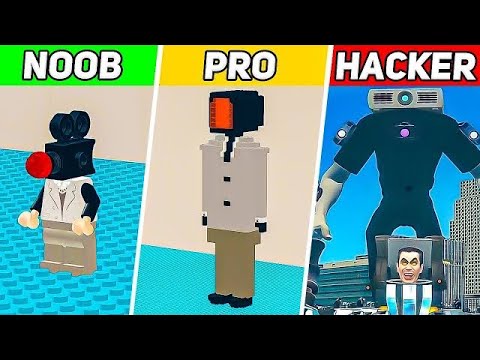 Skibidi Plunger Cameraman : Noob, Pro, HACKER! / (Skibidi Toilet) - YouTube