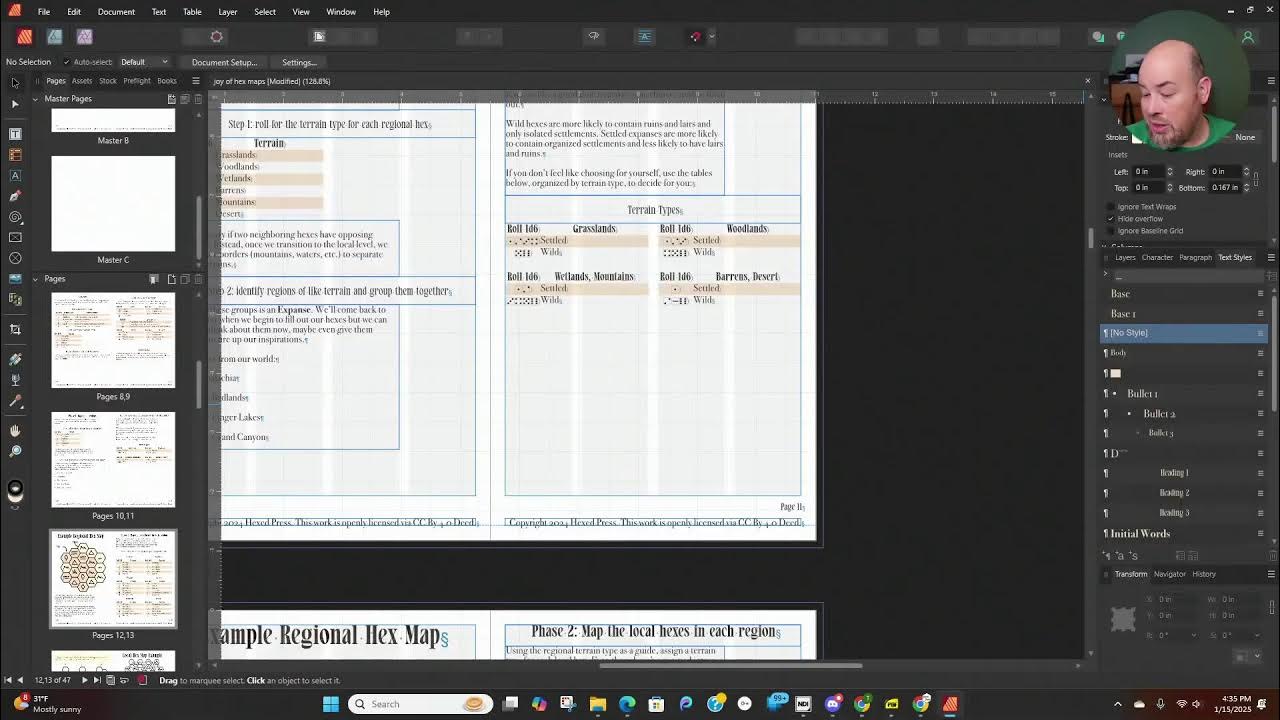 Working on The Joy of Hex Maps | Hexed Press BtS - YouTube