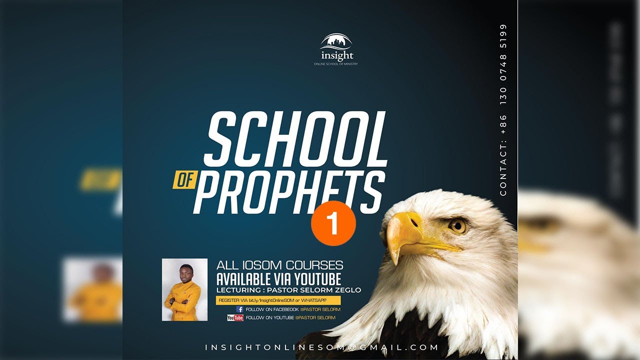 SCHOOL OF PROPHETS: How to Prophesy Accurately!!! Part 1 #prophet # ...