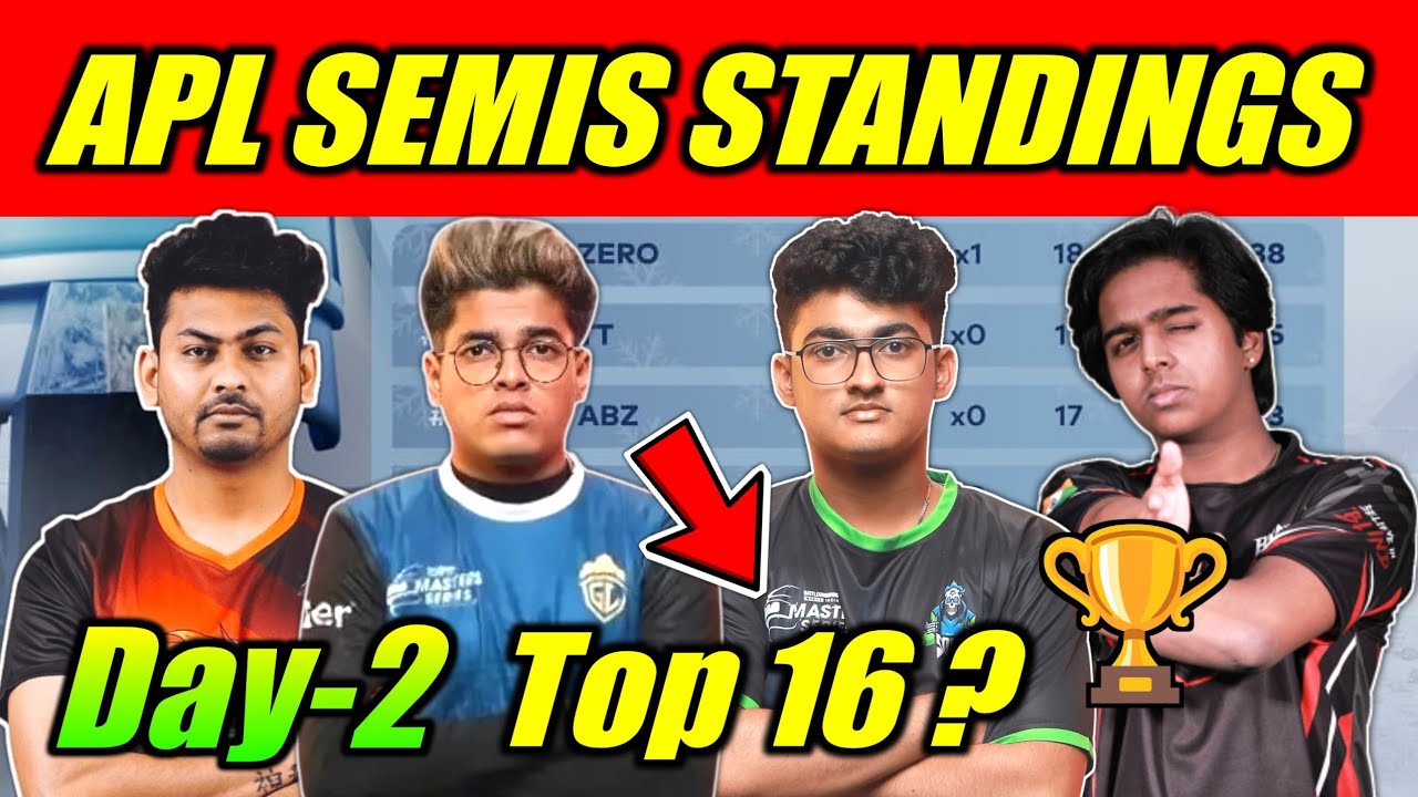 APL Tournament Day 2 Semifinals Standings 😮 - YouTube