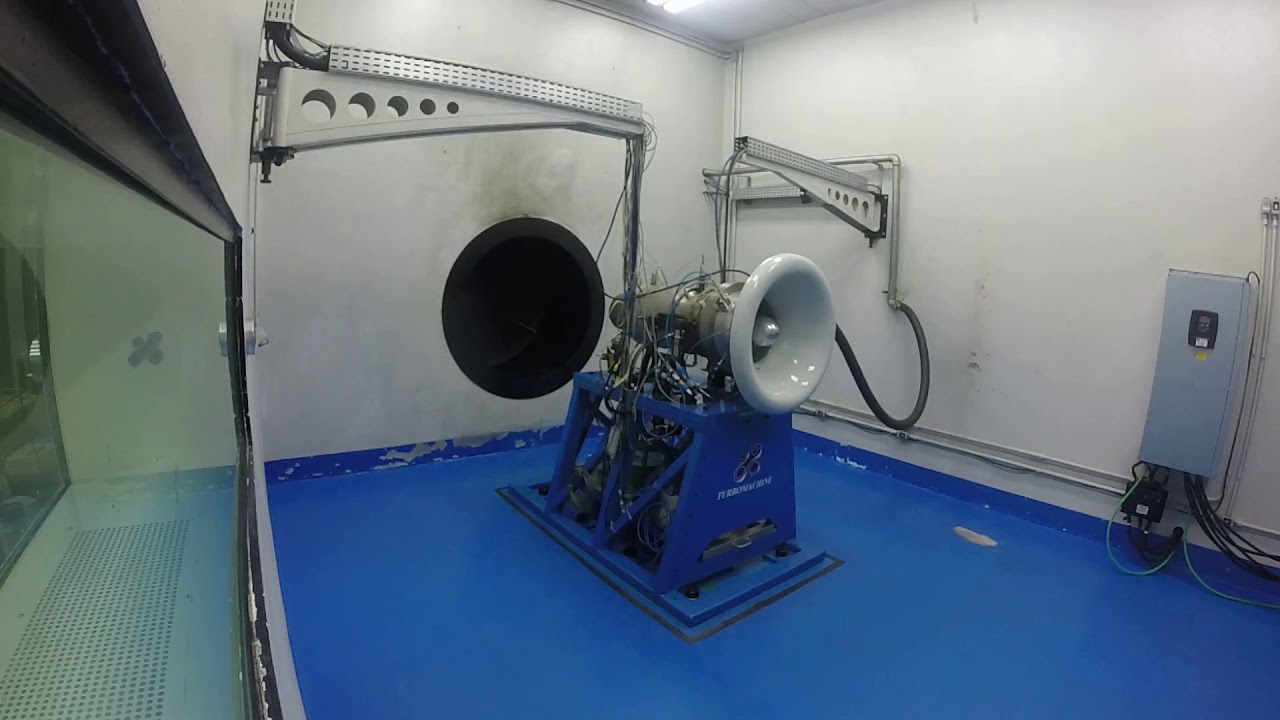 Turbomachine TJ-1000 Turbojet engine - YouTube