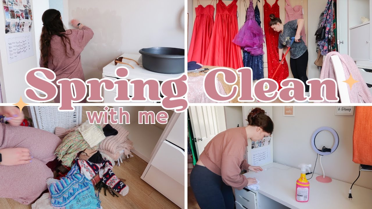 🧽deep clean my room with me! - YouTube