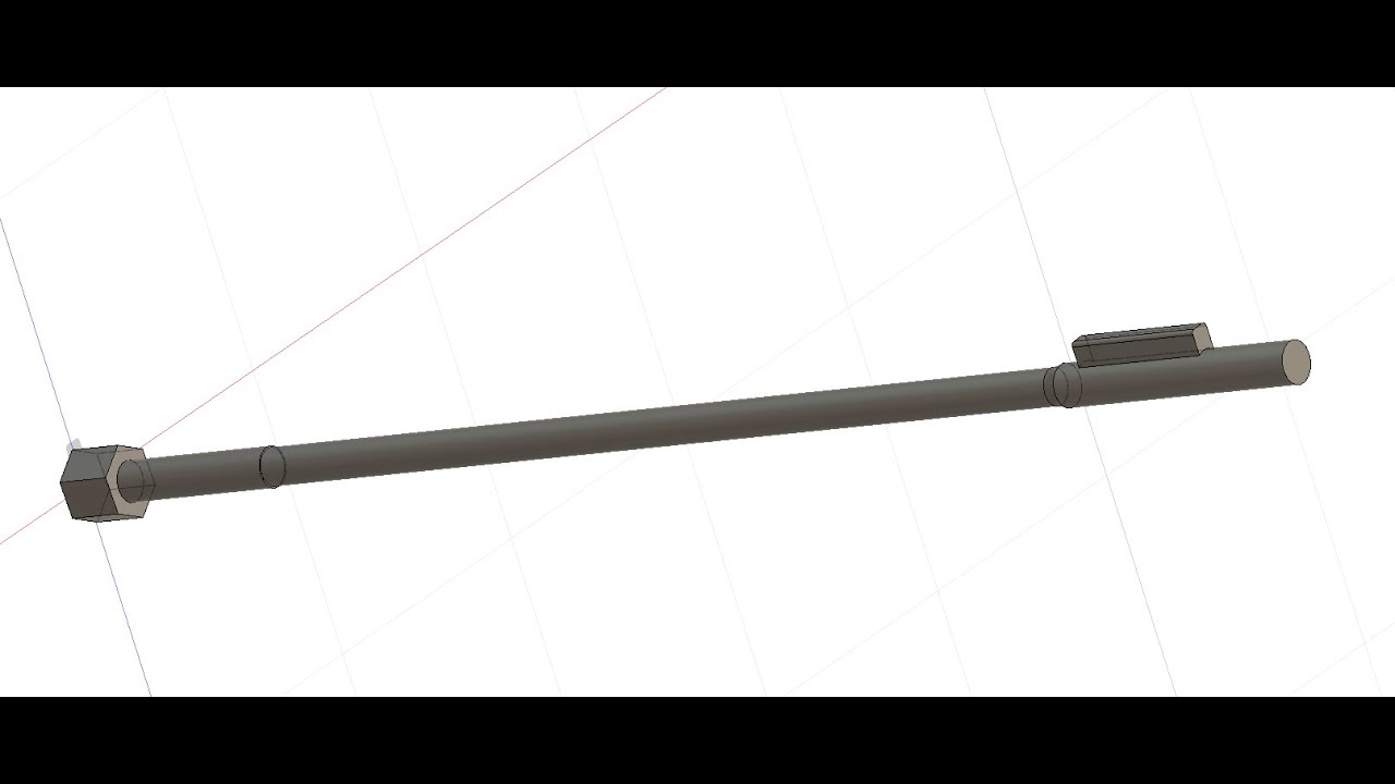 Results of a 3D printed letter box replacement hinge pin - YouTube