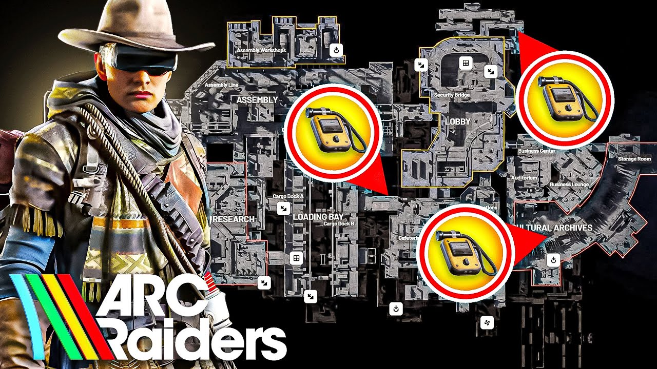 Every GEIGER COUNTER LOCATION in ARC Raiders - YouTube