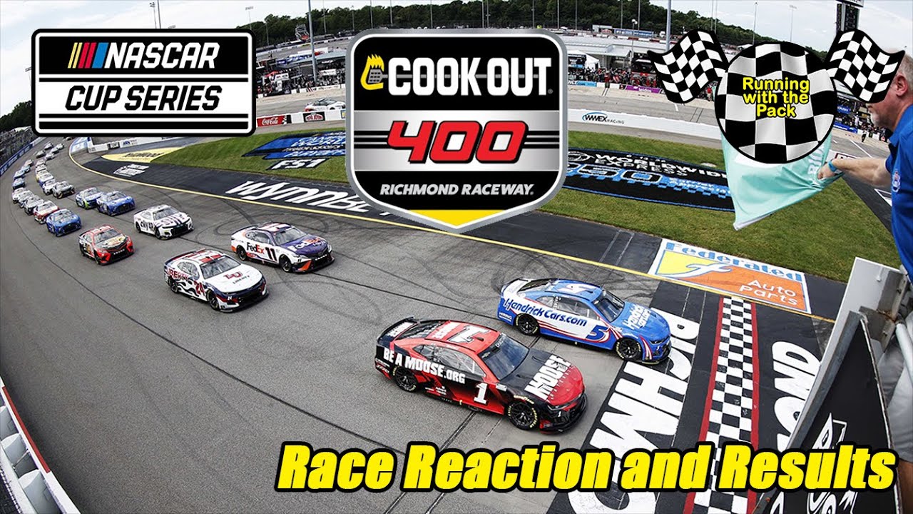 Live NASCAR Cup Series Cook Out 400 @ Richmond Raceway Race Reaction ...