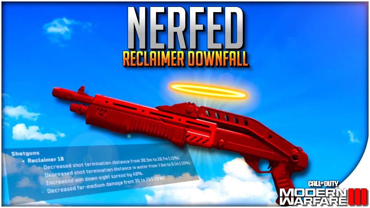 R.I.P. Reclaimer 18 Shotgun - Massive One Shot Kill Range NERF (MWIII ...