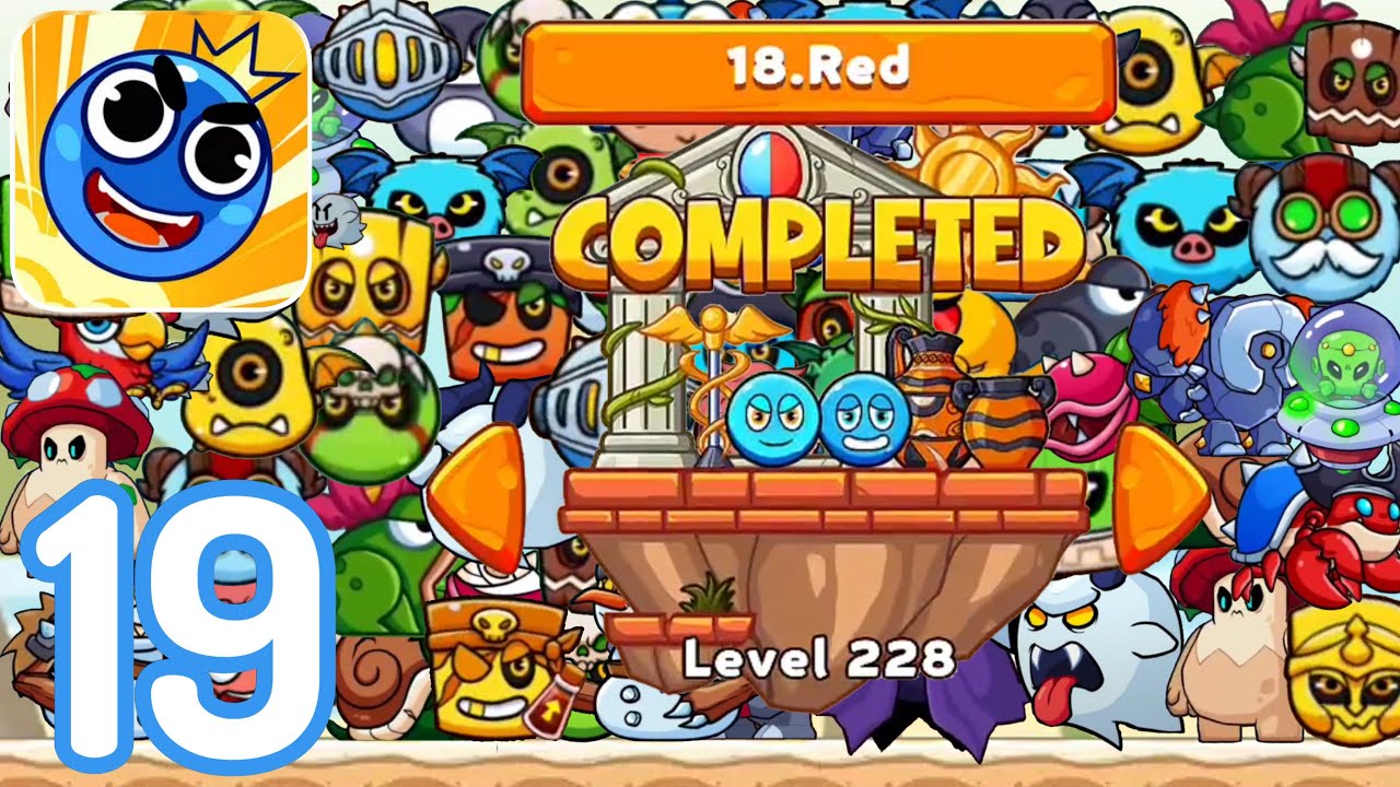 Ball Blue-(Gameplay 19)-Todos Los Niveles -Juego Completo- - YouTube