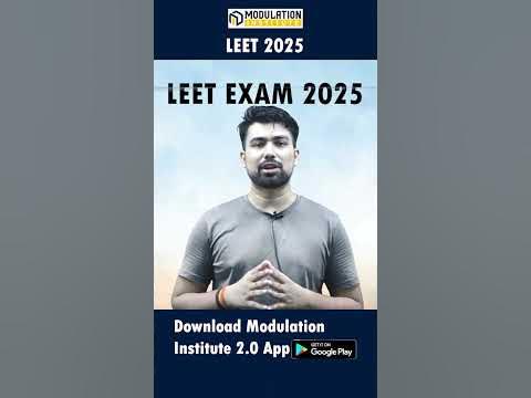 LEET EXAM 2025 | #leetcoaching #engineeringentranceexam - YouTube