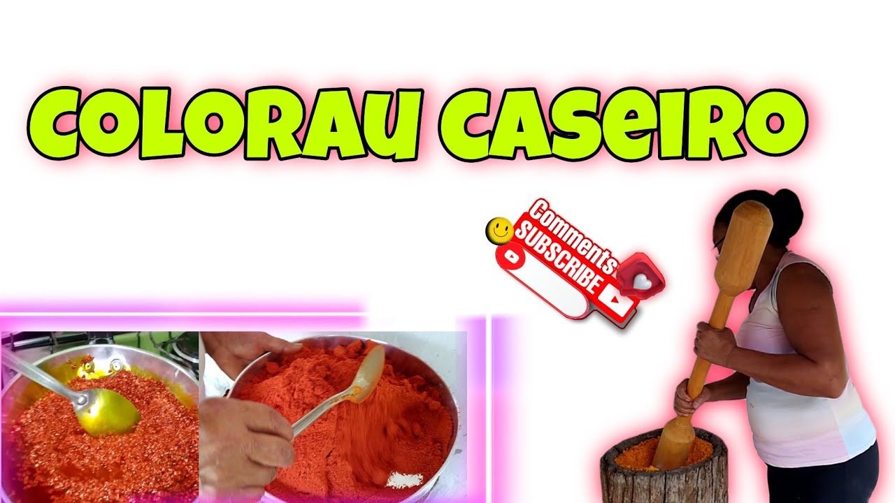como faze colorau caseiro - YouTube